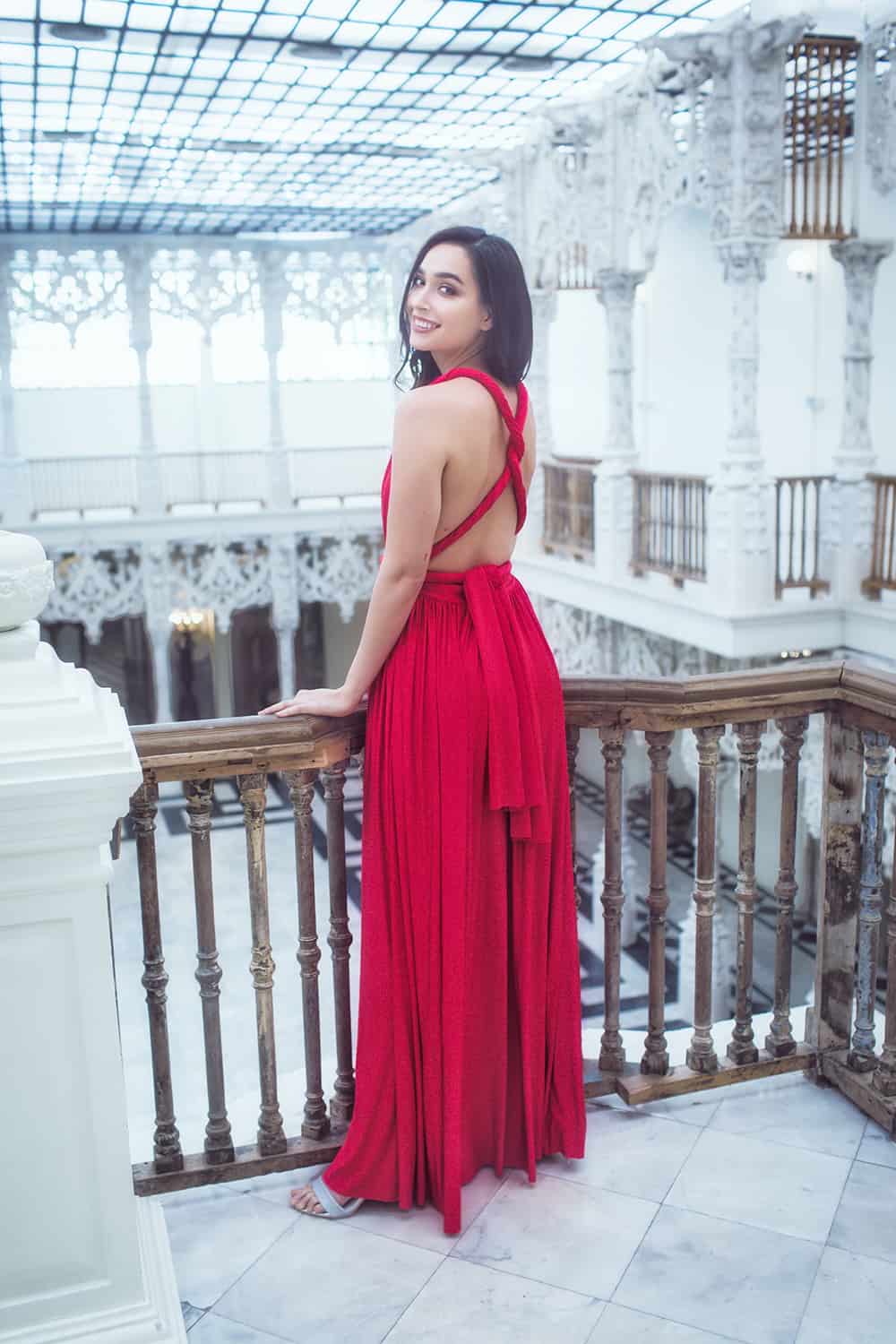 ELIZA AND ETHAN - Wickelkleid - Ruby - Brautjungfernkleid